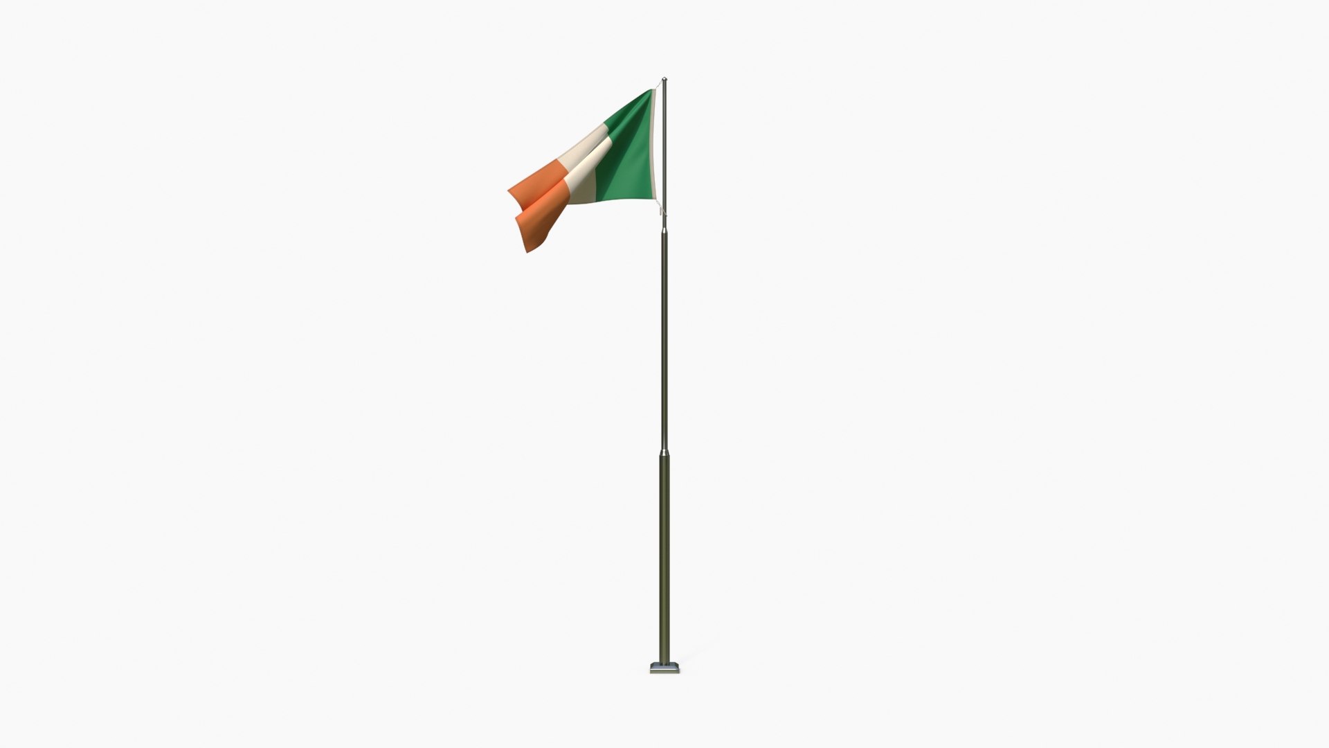 3D Animated Ireland Flag - TurboSquid 1797693