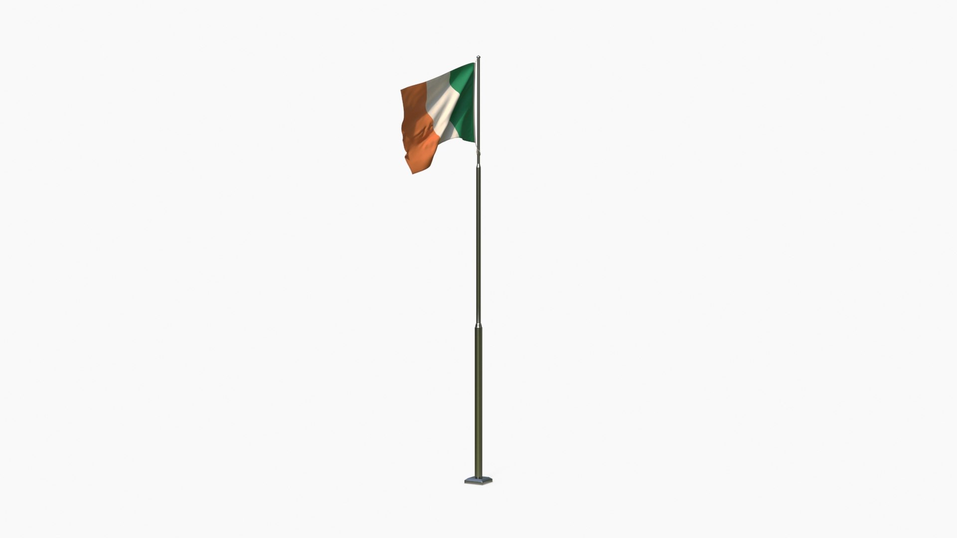 3D Animated Ireland Flag - TurboSquid 1797693