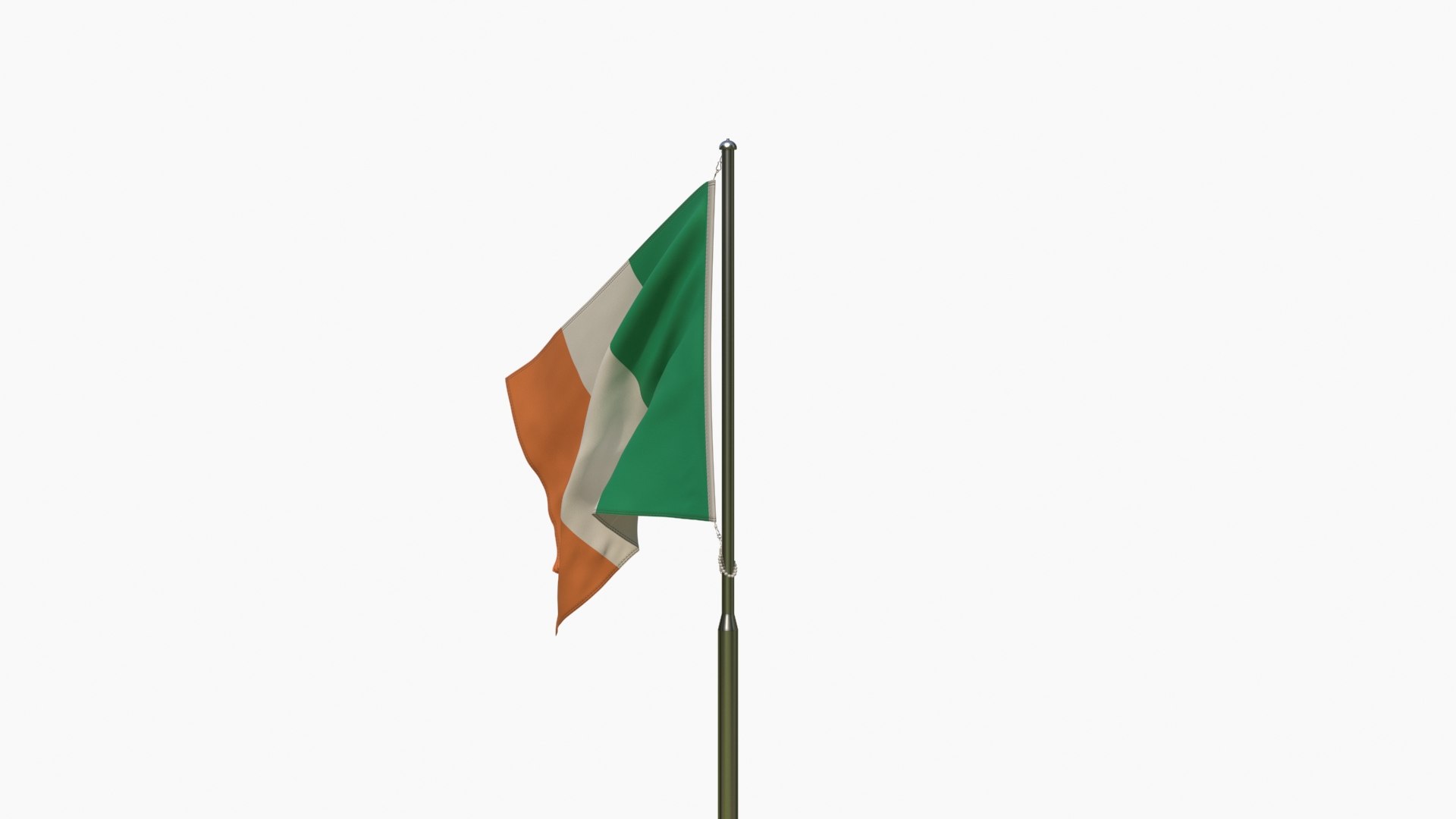 3D Animated Ireland Flag - TurboSquid 1797693