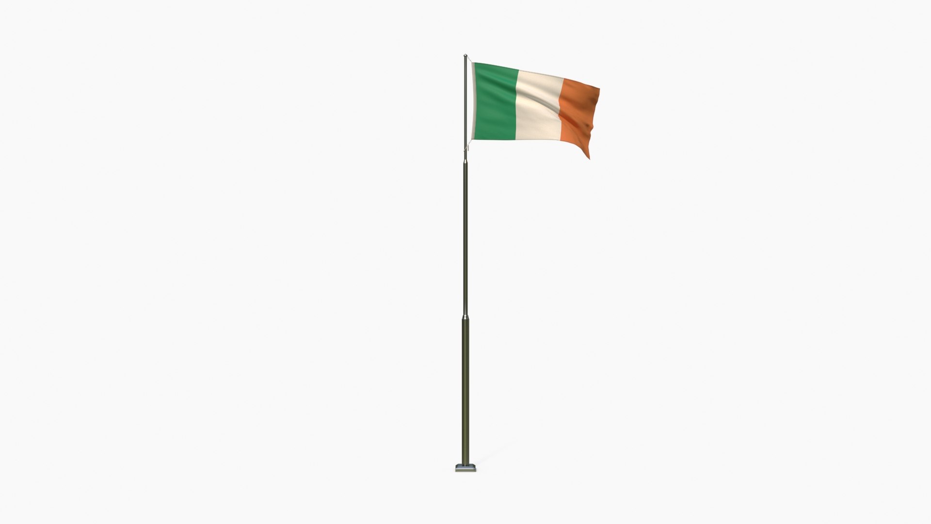 3D Animated Ireland Flag - TurboSquid 1797693