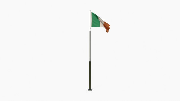 modelo 3d Bandera de Irlanda animada - TurboSquid 1797693