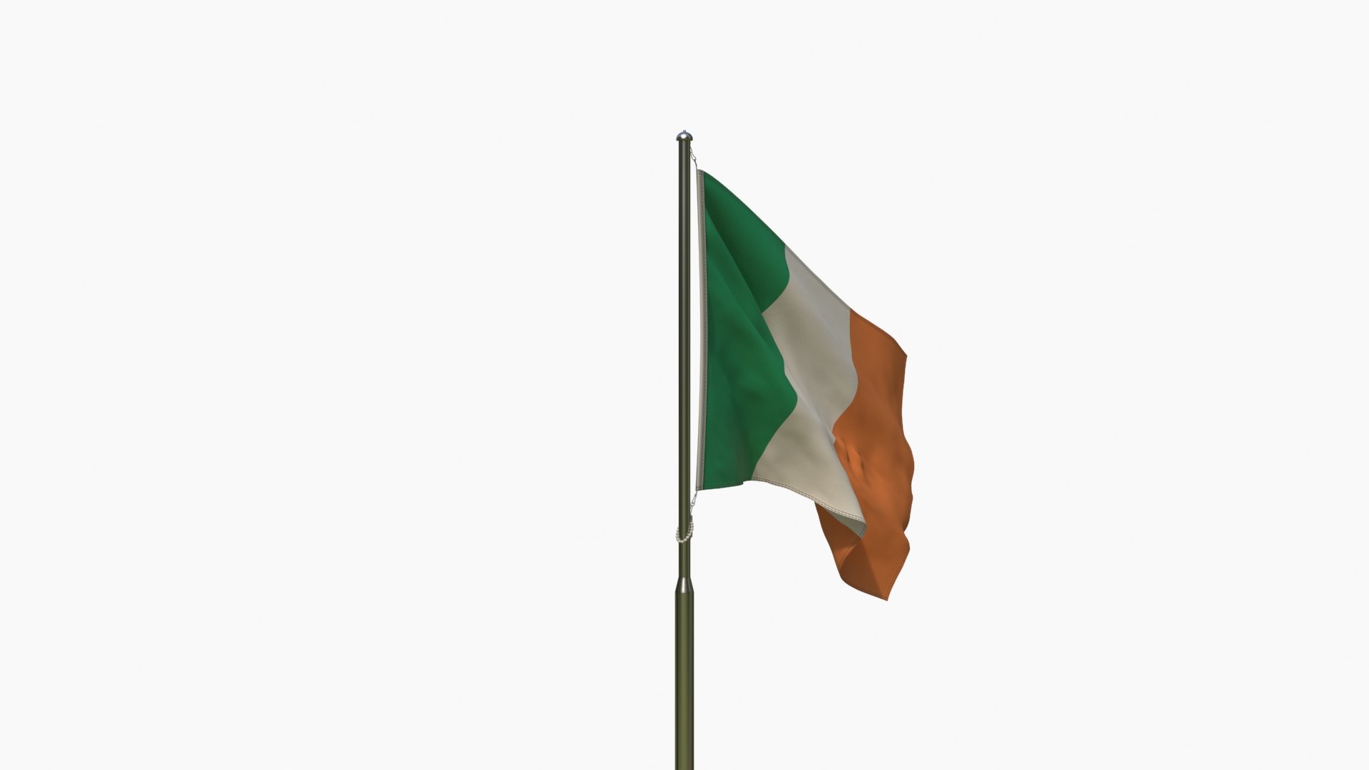3D Animated Ireland Flag - TurboSquid 1797693