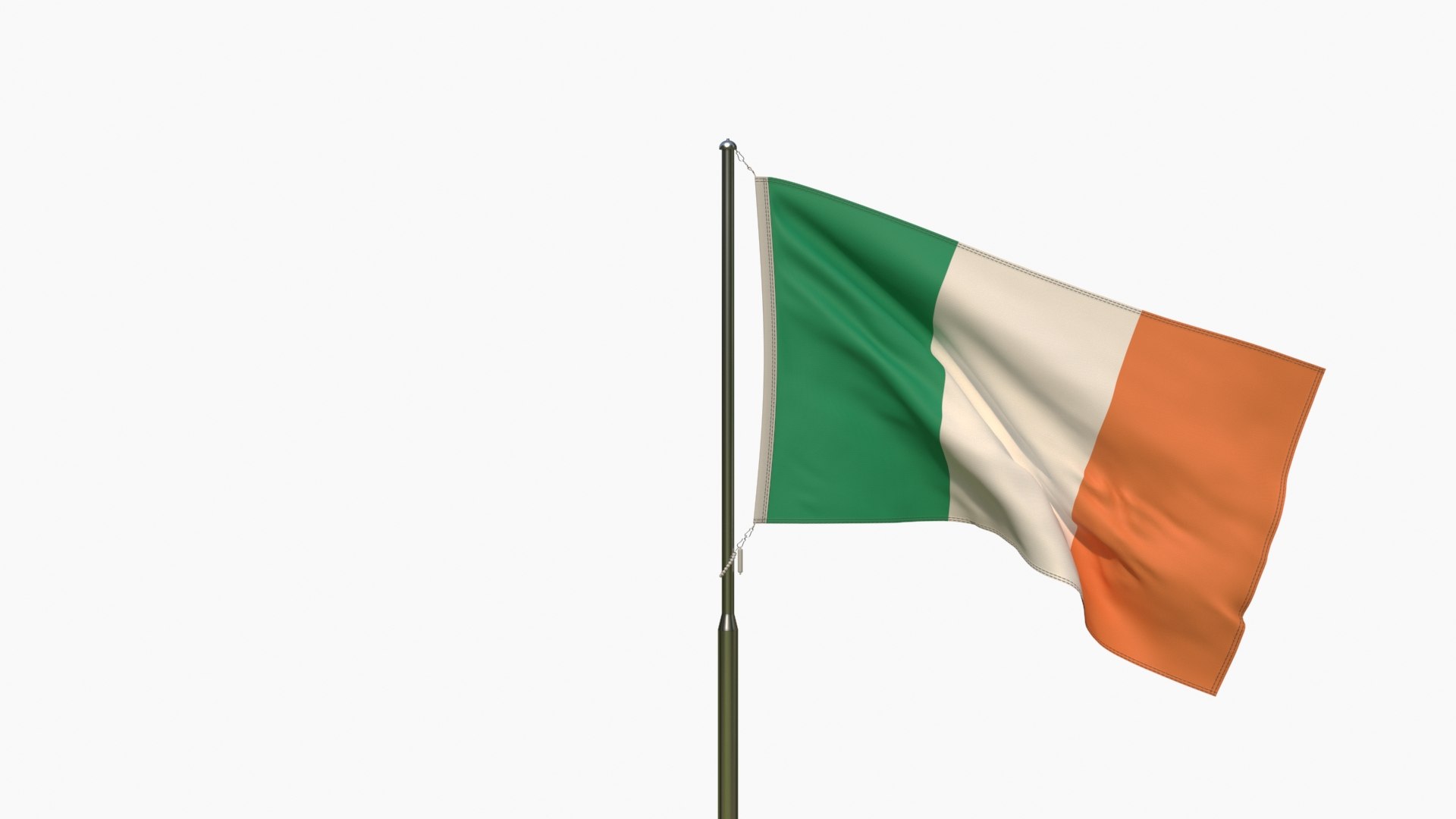 3D Animated Ireland Flag - TurboSquid 1797693