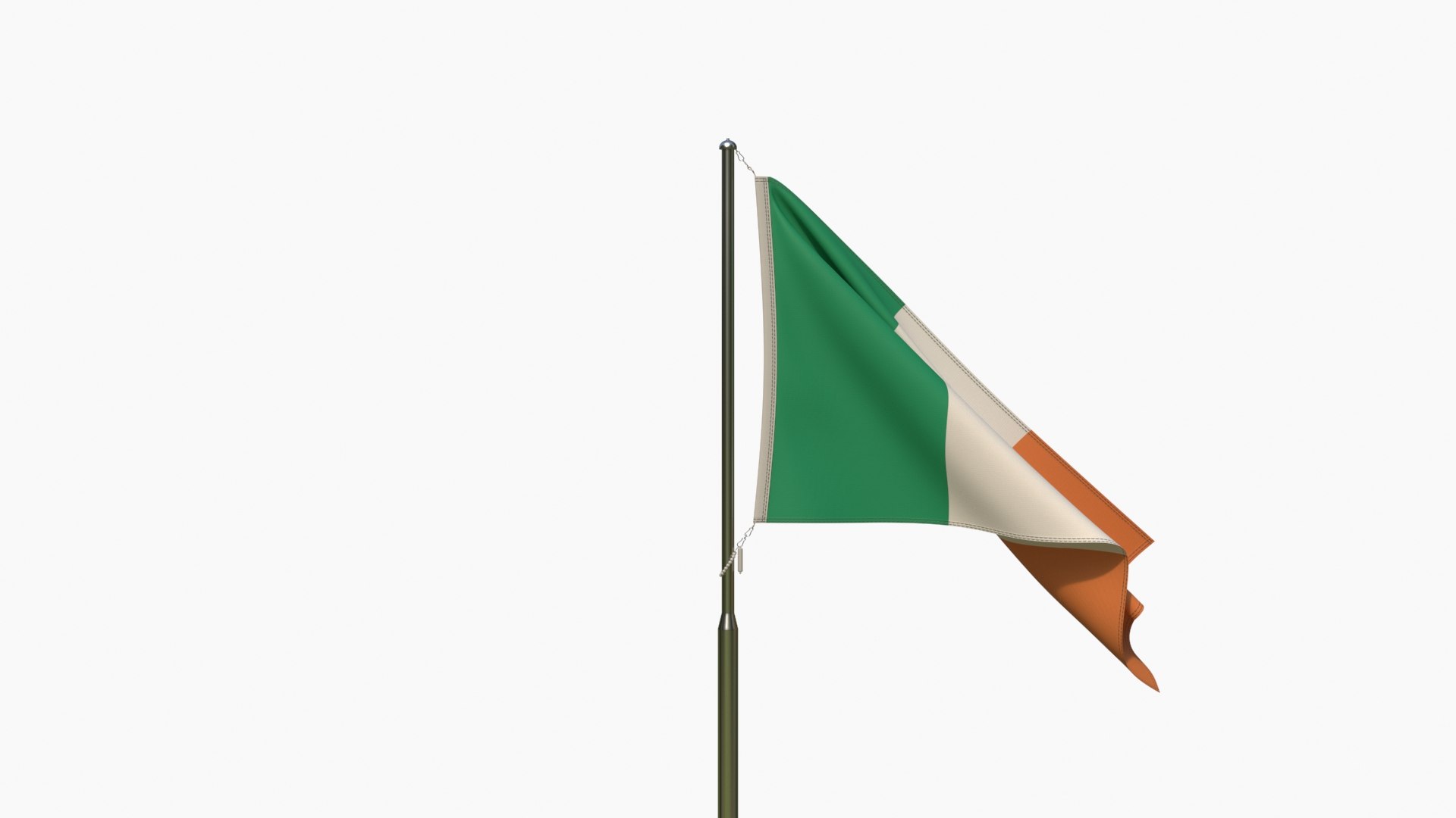 3D Animated Ireland Flag - TurboSquid 1797693