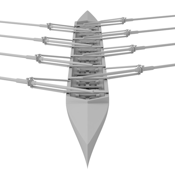 3D row boat model - TurboSquid 1261978
