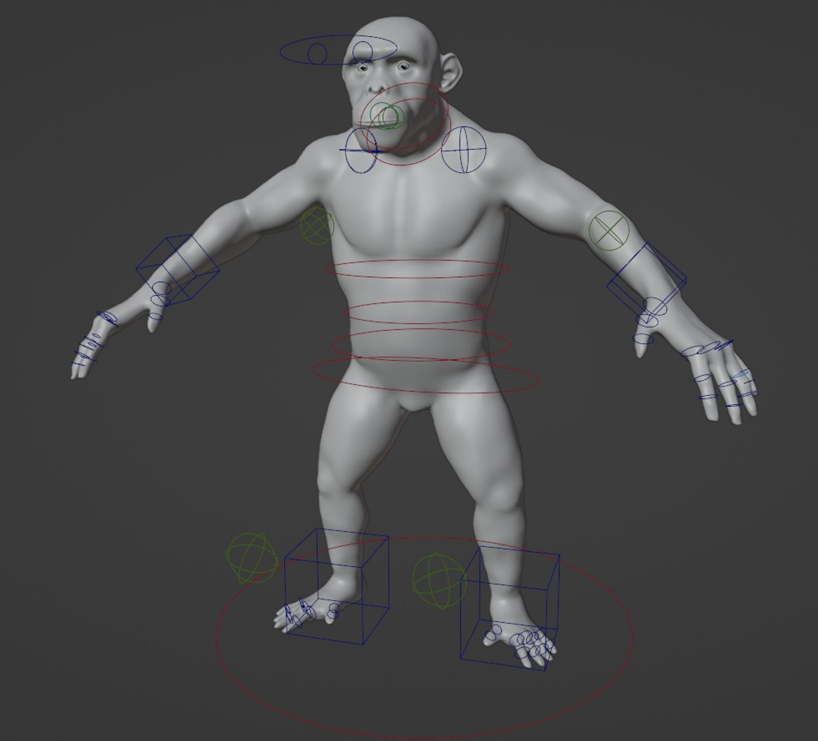 Chimpanzee RIGGED Model - TurboSquid 2072822