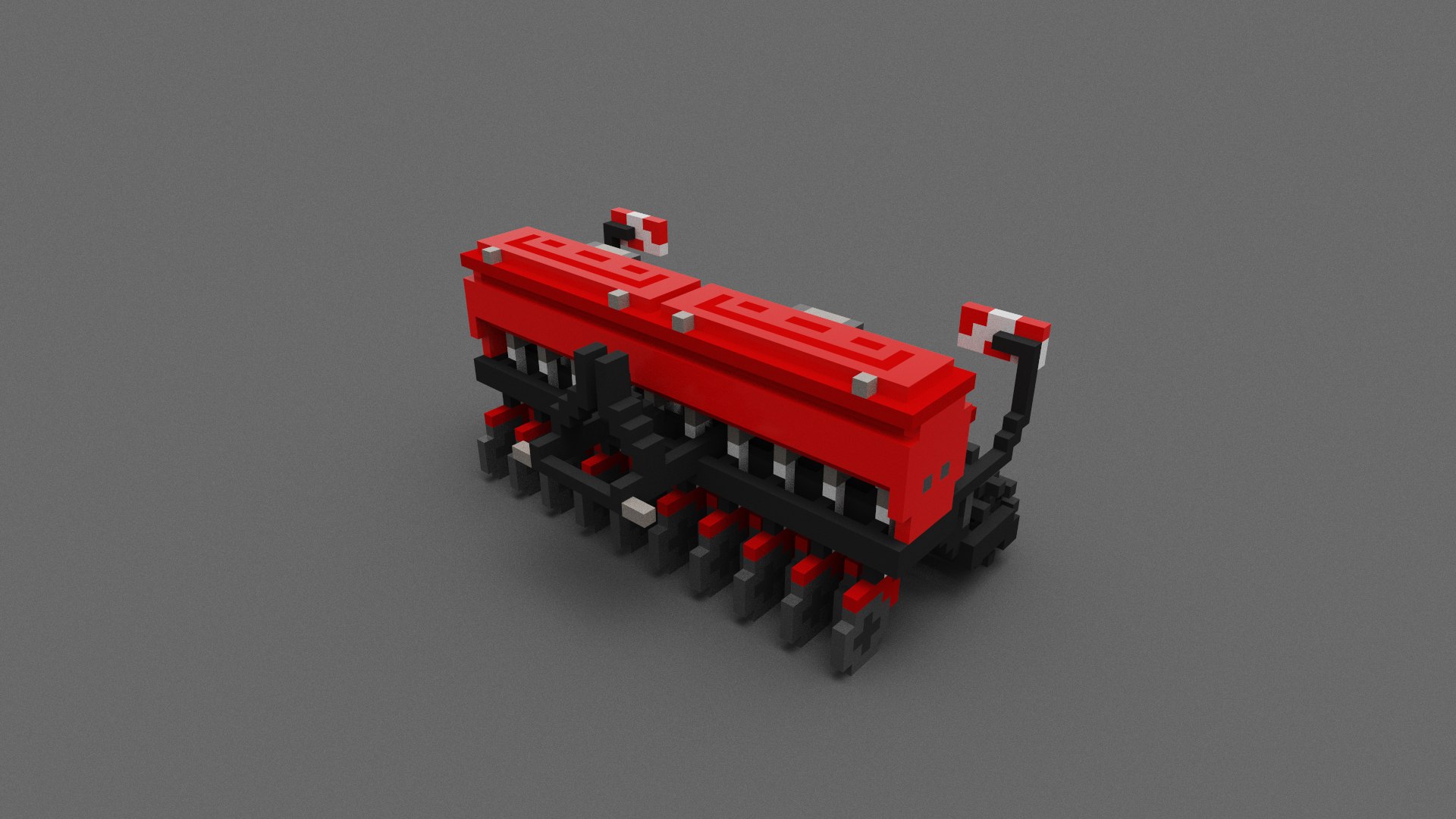 Free 3D Voxel Agricultural Machinery Pack - TurboSquid 1701781