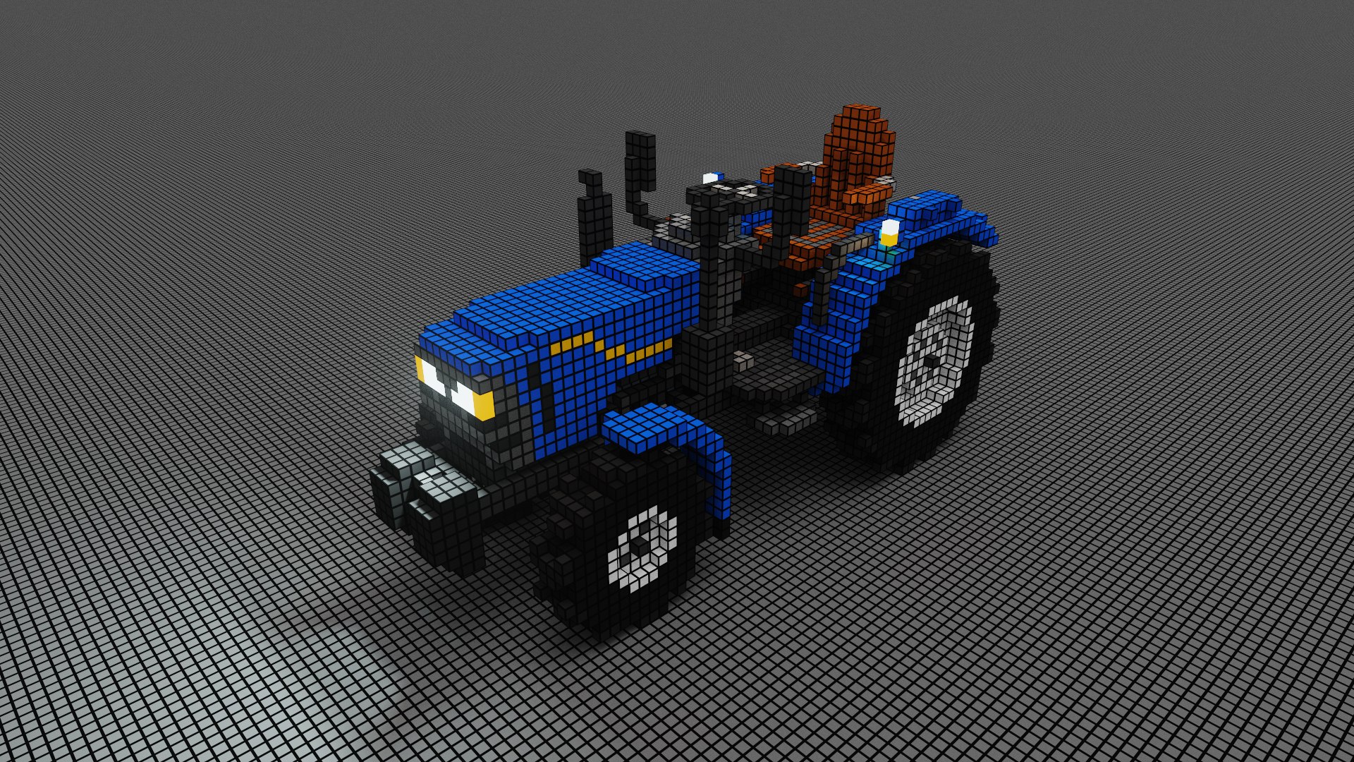 Free 3D Voxel Agricultural Machinery Pack - TurboSquid 1701781