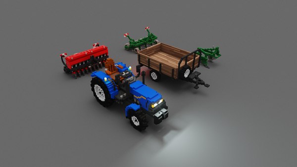 Free 3D Tractor Models | TurboSquid