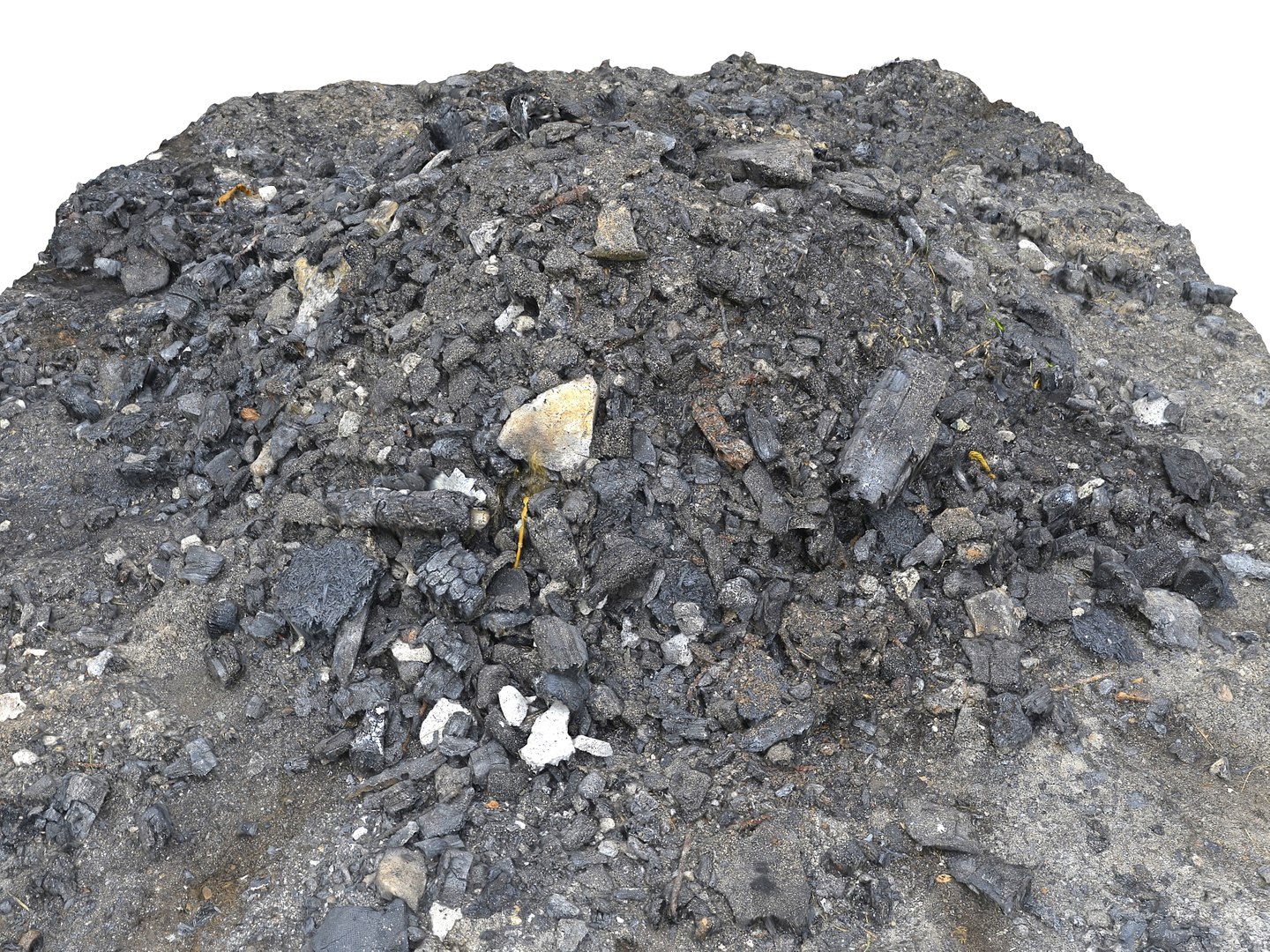 Burned Ground Rubble 3D Model - TurboSquid 1578942