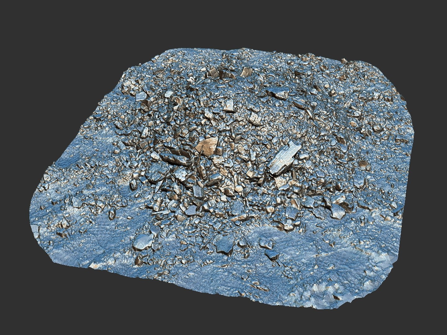 Burned Ground Rubble 3D Model - TurboSquid 1578942