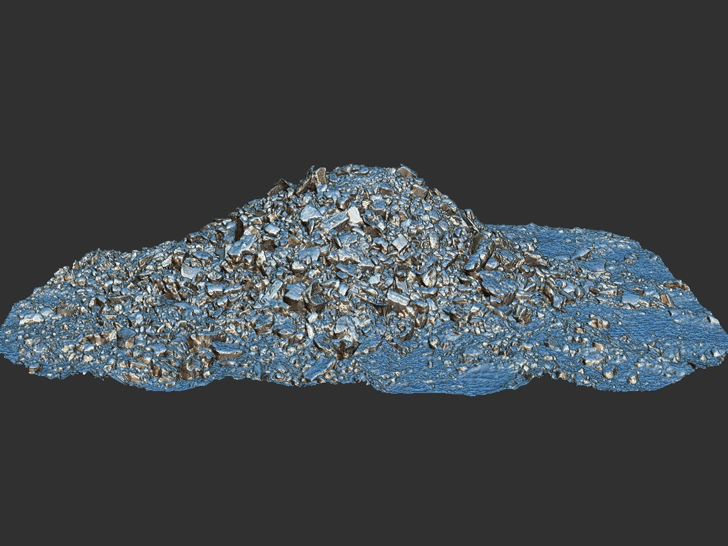 Burned Ground Rubble 3D Model - TurboSquid 1578942