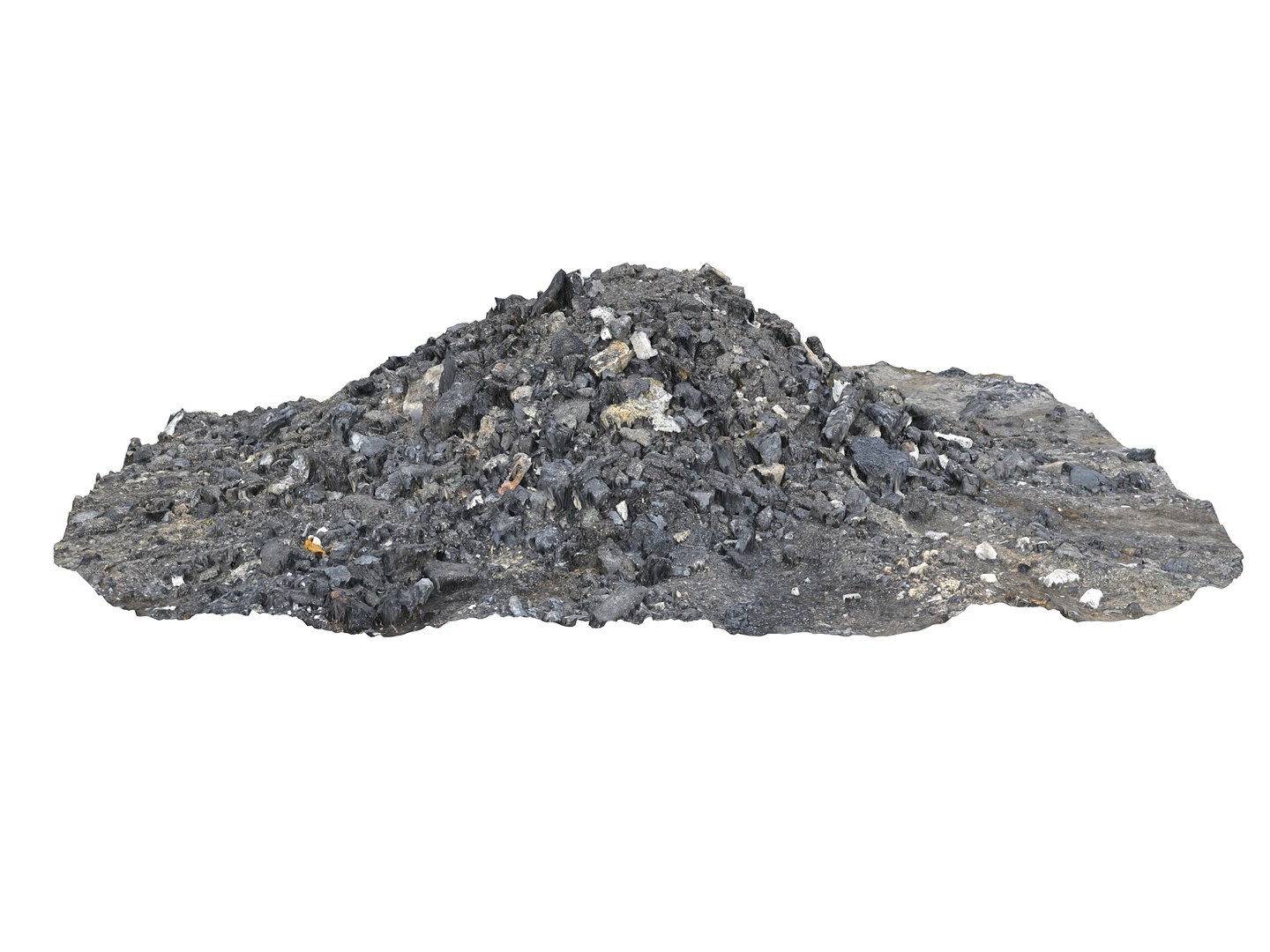 Burned Ground Rubble 3D Model - TurboSquid 1578942