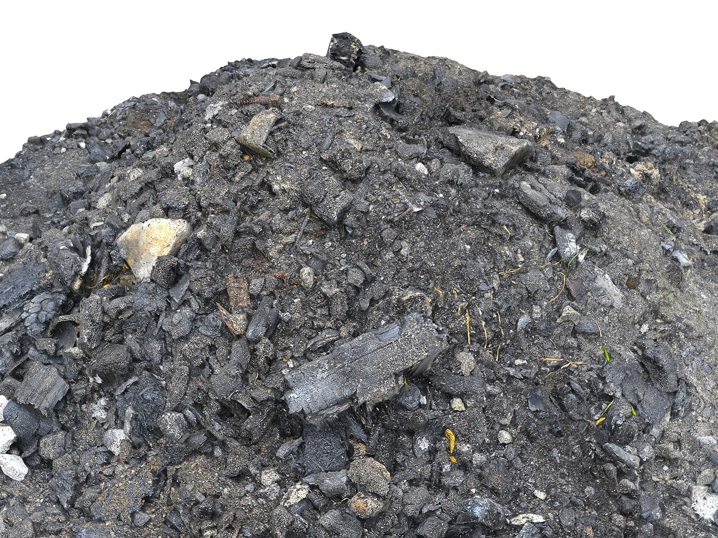 Burned Ground Rubble 3D Model - TurboSquid 1578942
