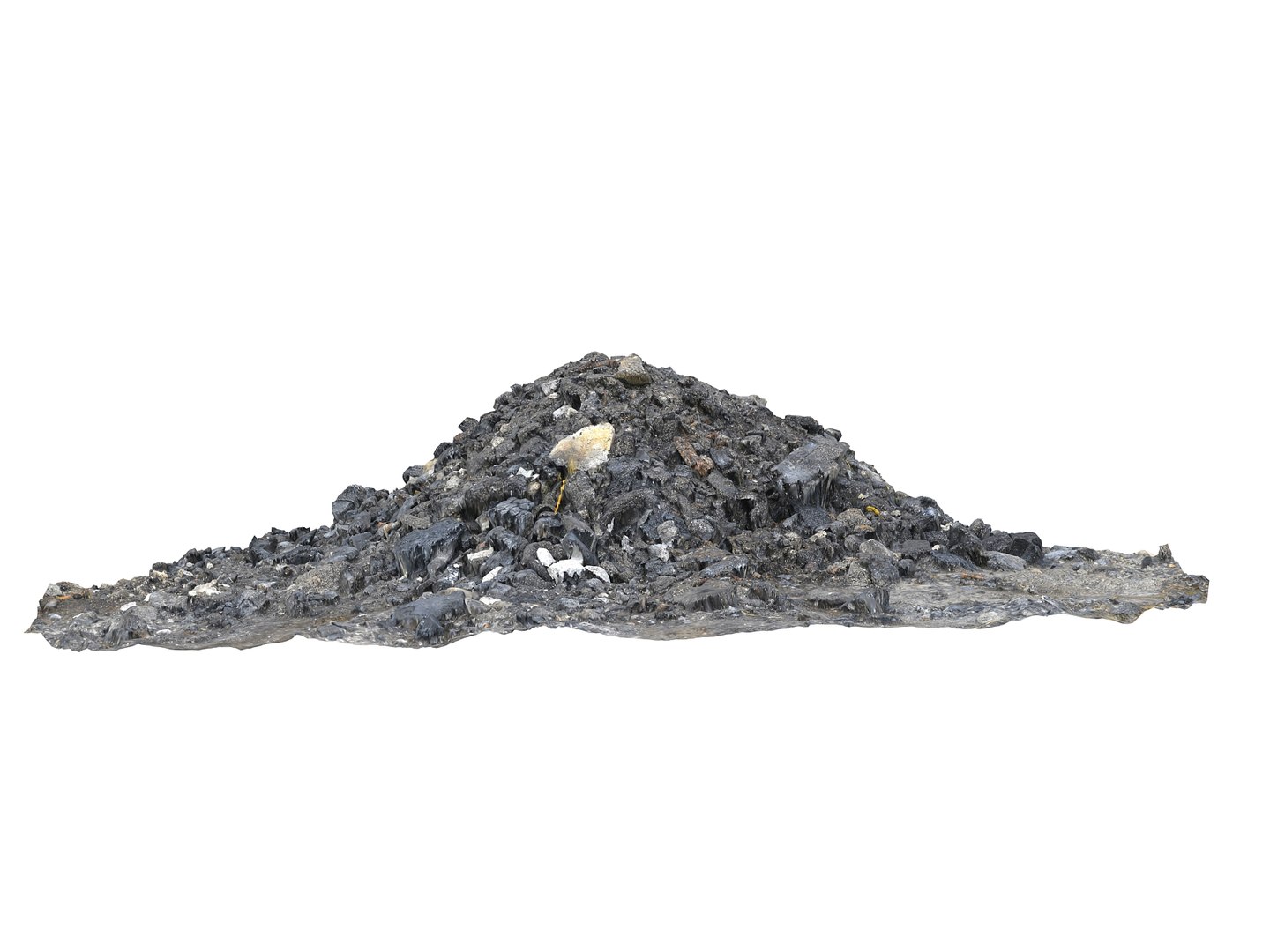 Burned Ground Rubble 3D Model - TurboSquid 1578942