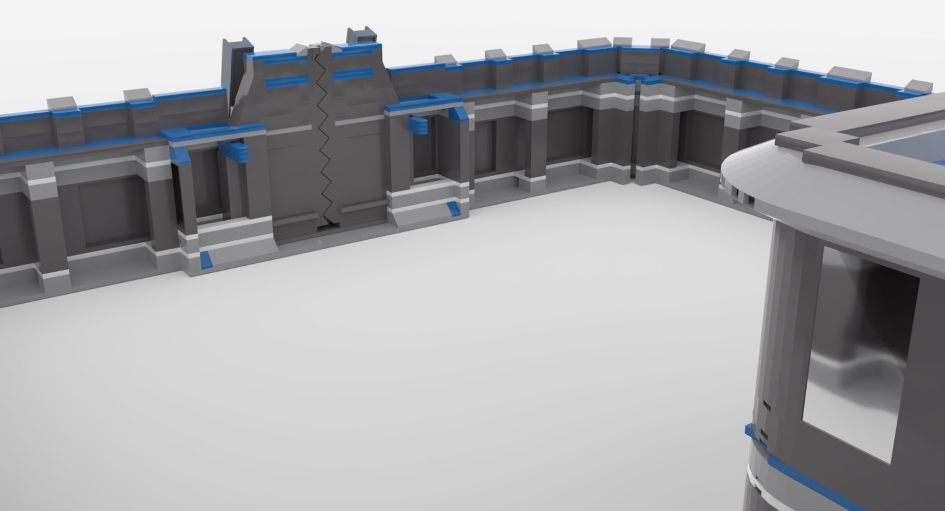 Space Base 3D Model - TurboSquid 1544649