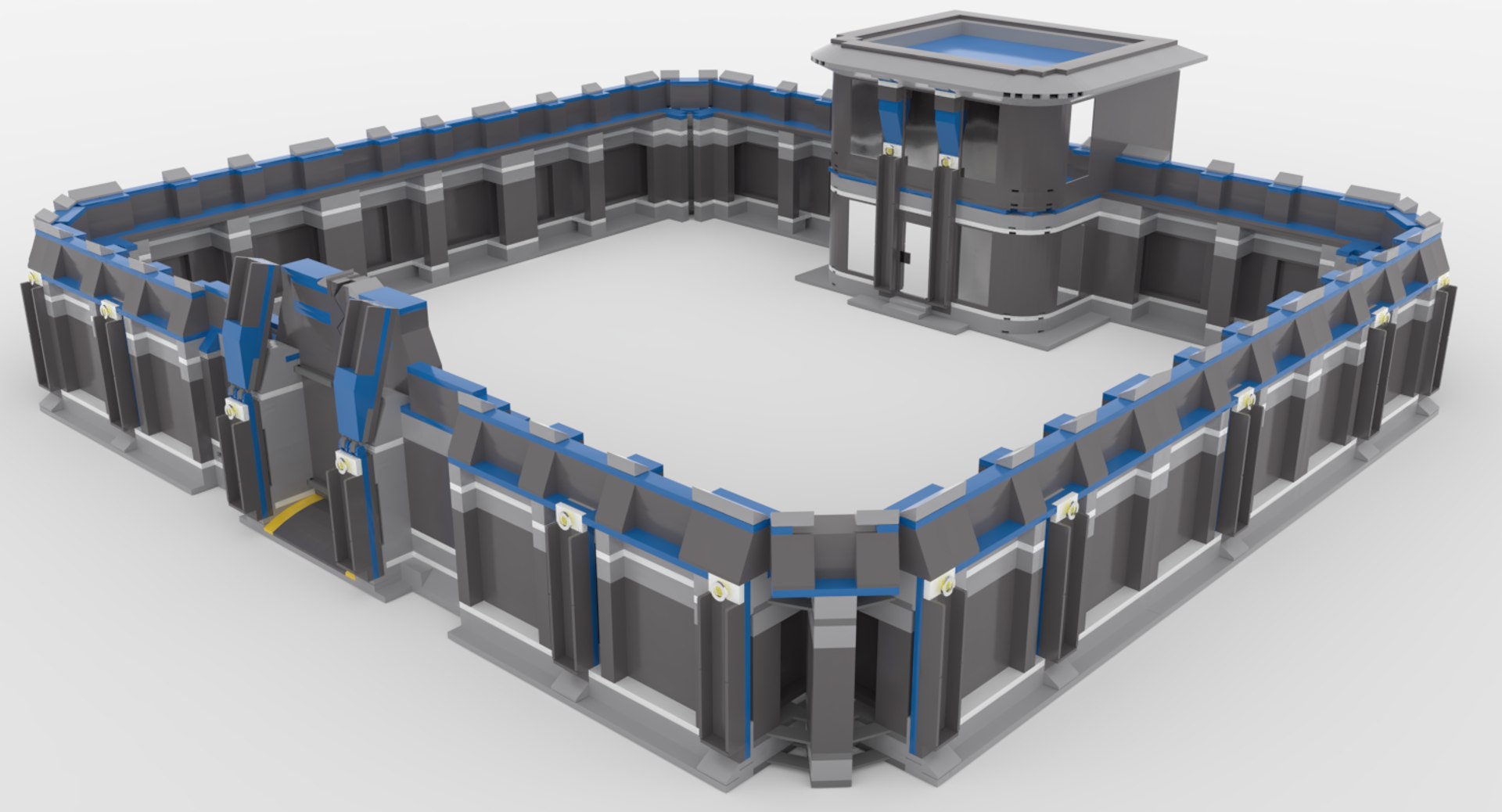 Space Base 3D Model - TurboSquid 1544649