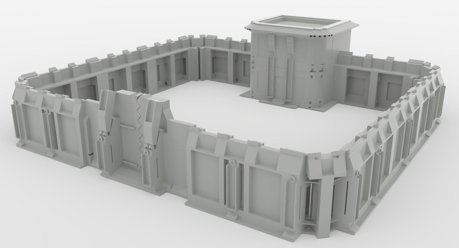 Space Base 3D Model - TurboSquid 1544649