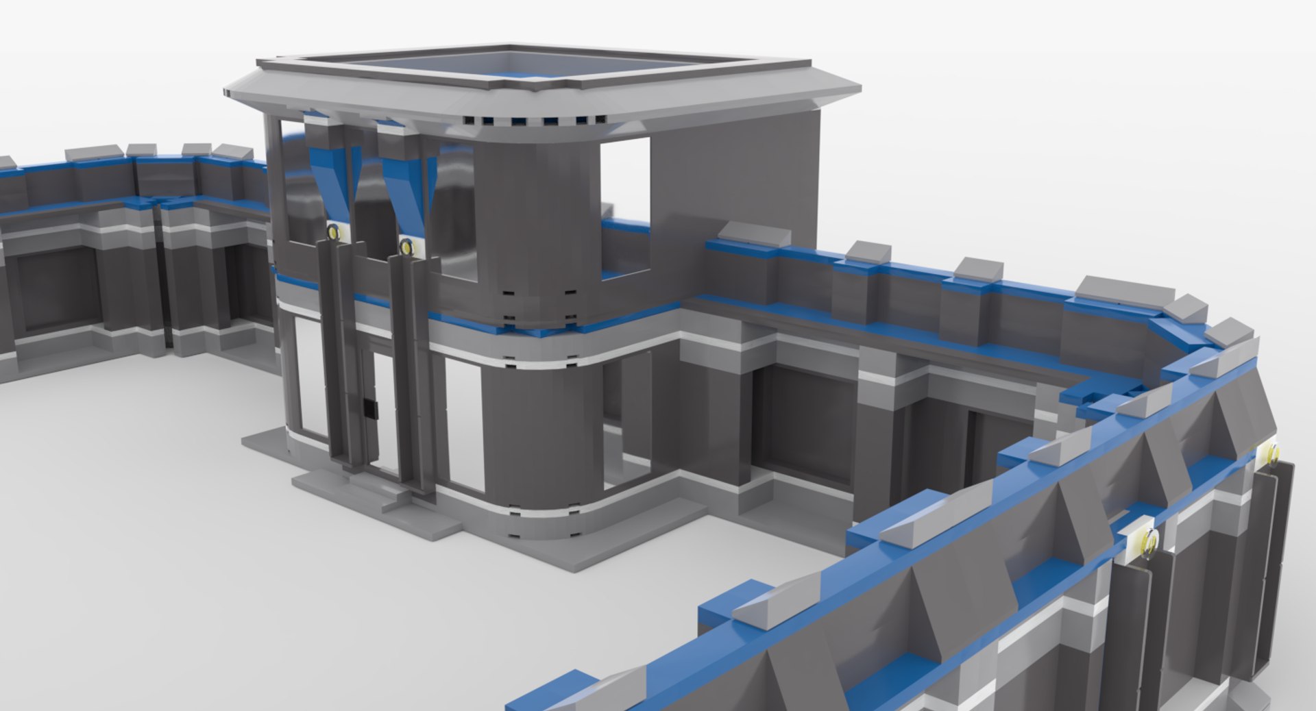 Space Base 3D Model - TurboSquid 1544649