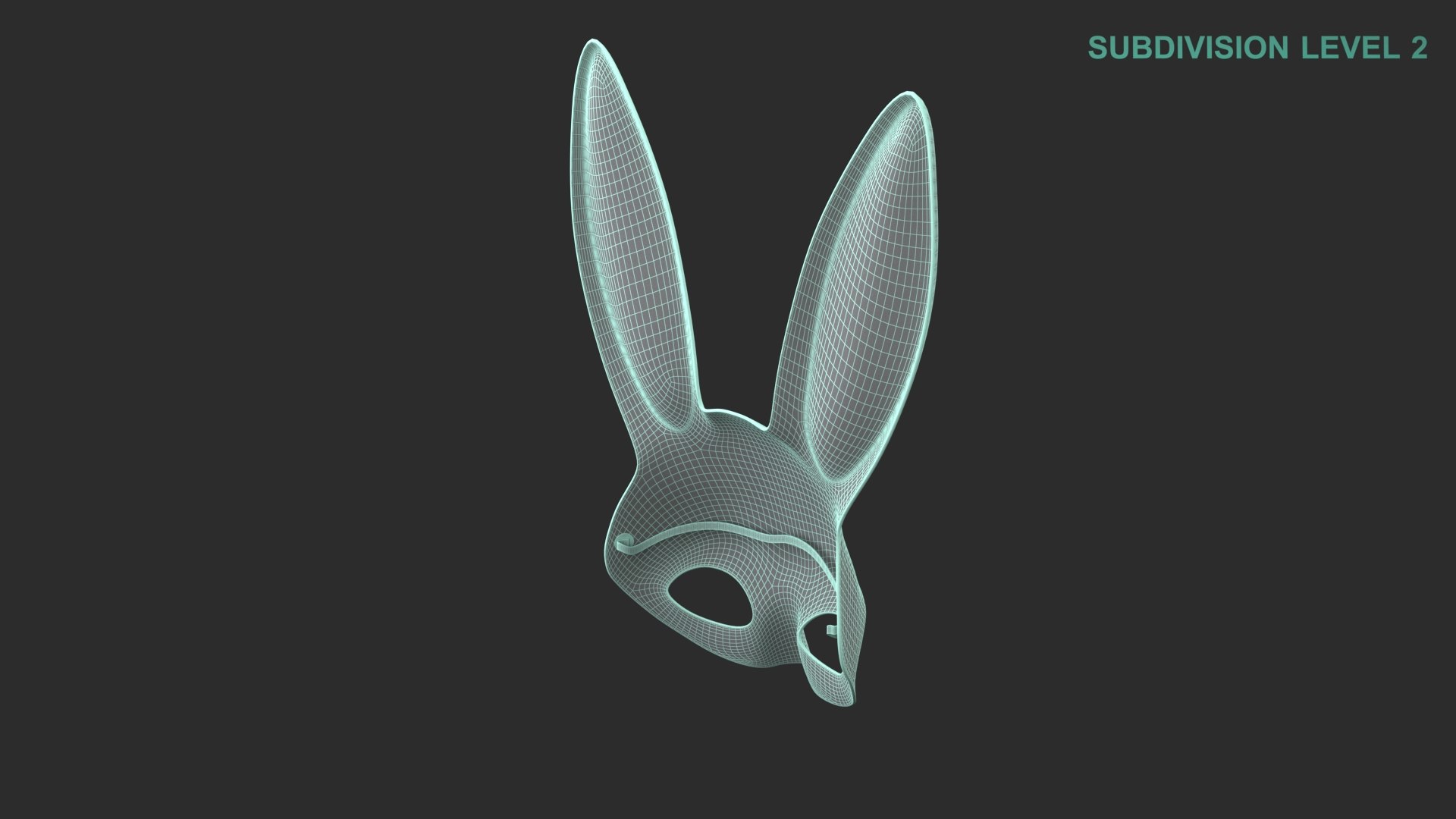 Rabbit Mask 3D Model - TurboSquid 1978840