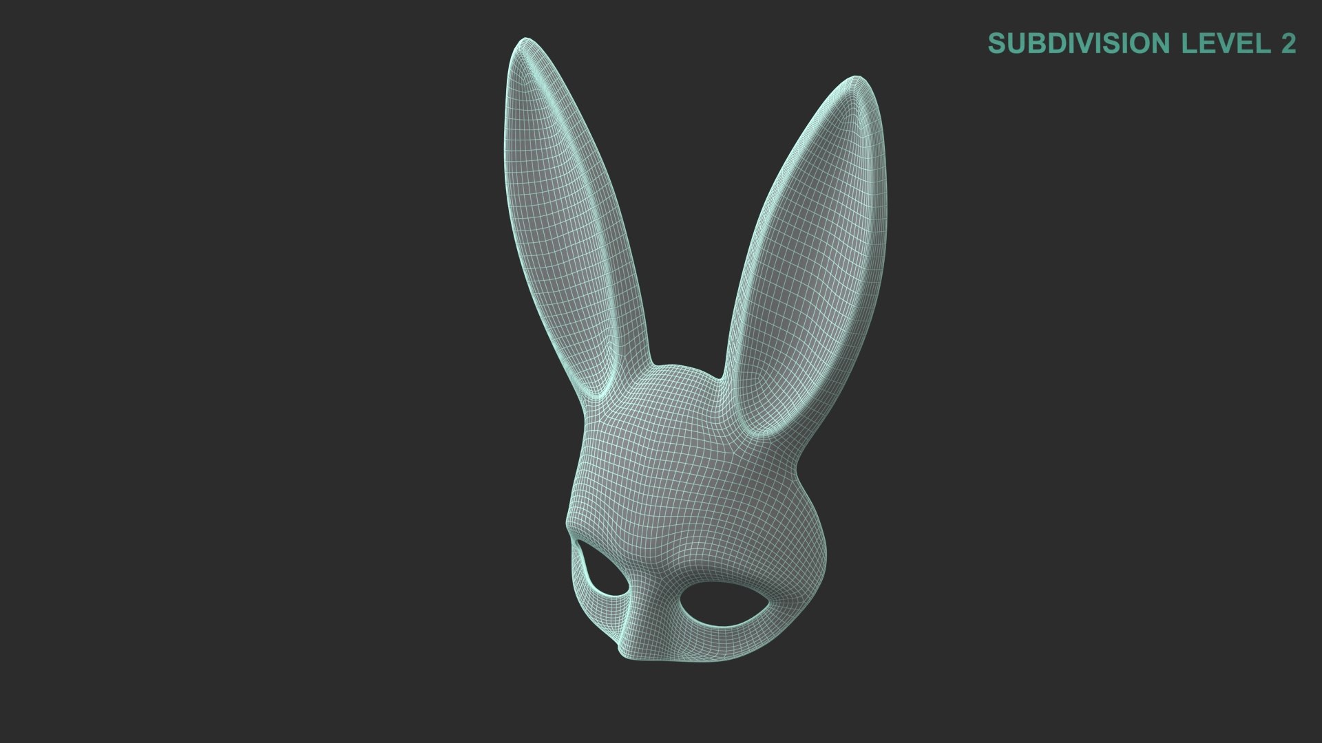 Rabbit Mask 3D Model - TurboSquid 1978840