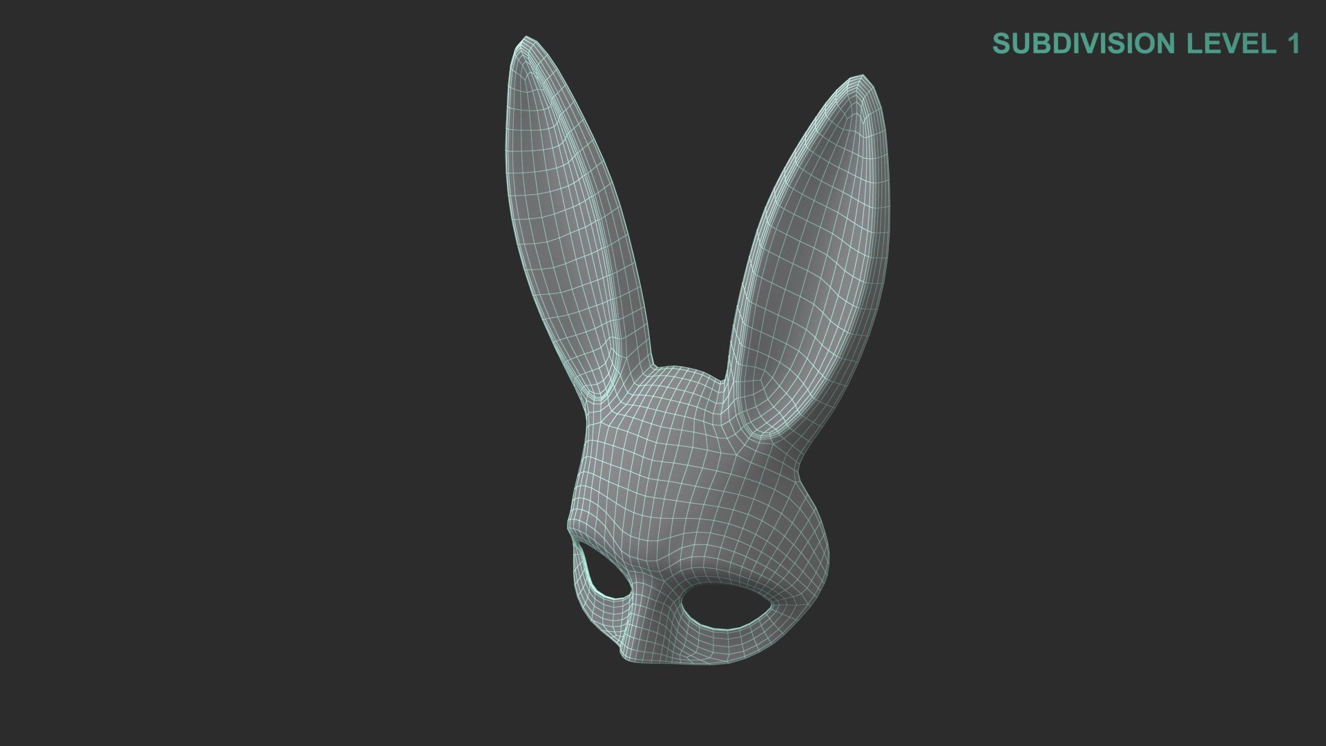 Rabbit Mask 3D Model - TurboSquid 1978840