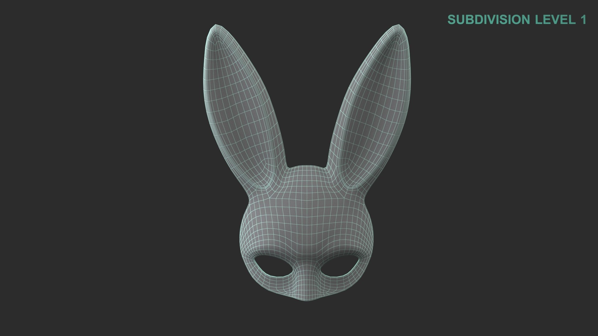 Rabbit Mask 3D Model - TurboSquid 1978840