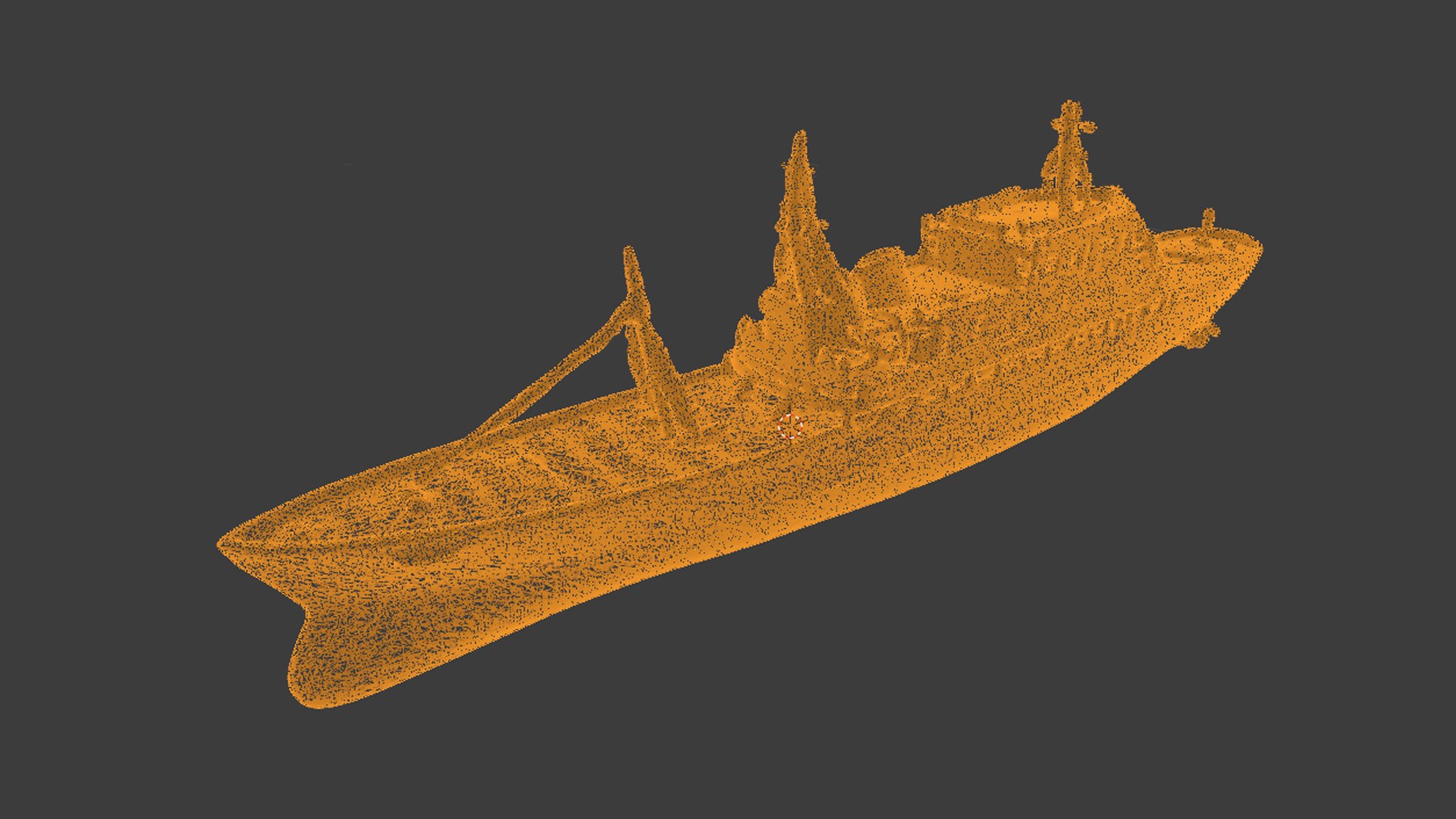 Old Abandoned Rusted Ship Model - TurboSquid 2351751
