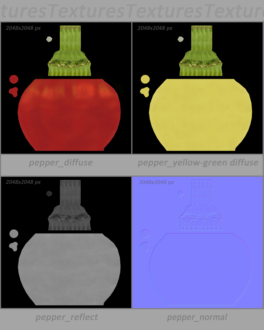 3ds max realistic pepper