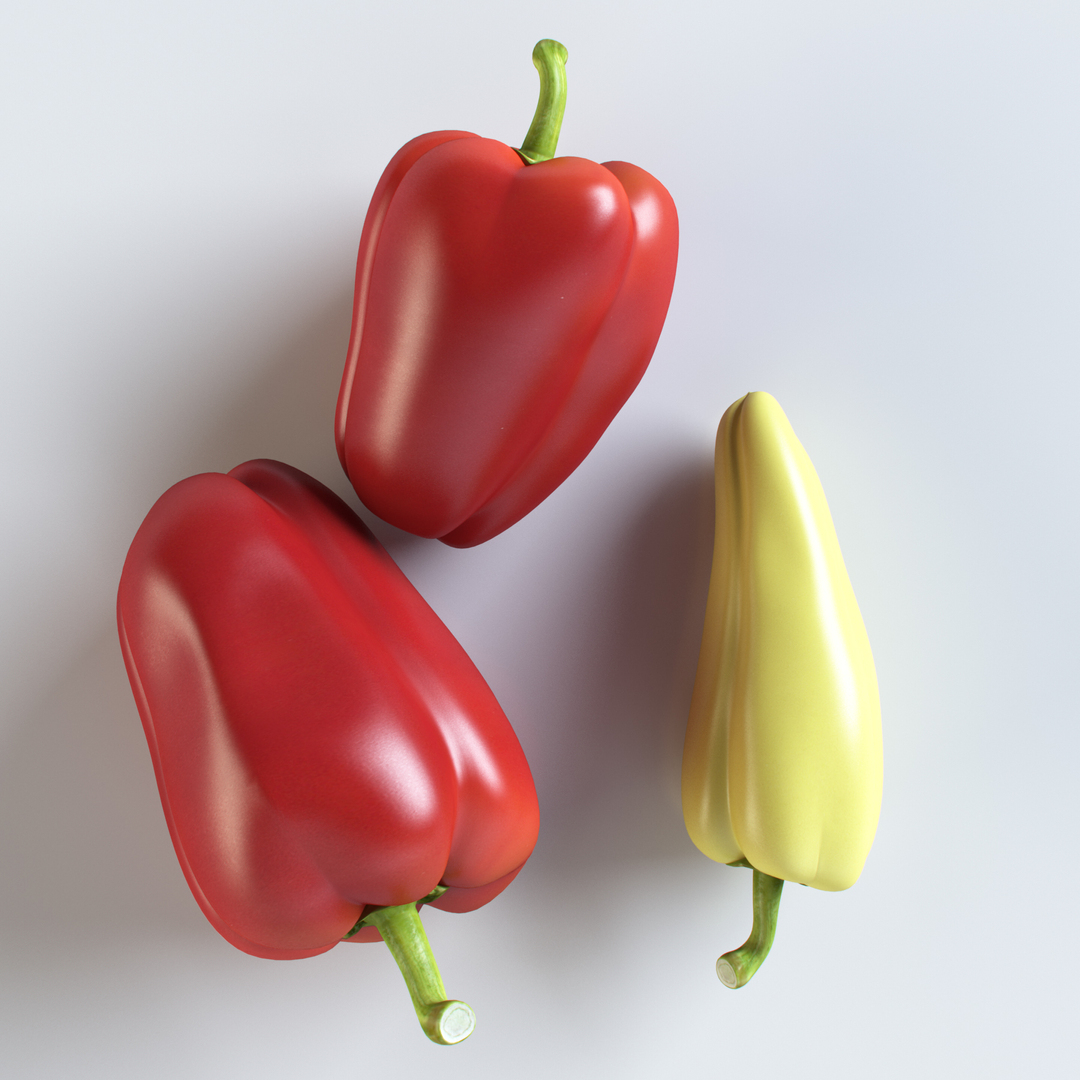 3ds max realistic pepper