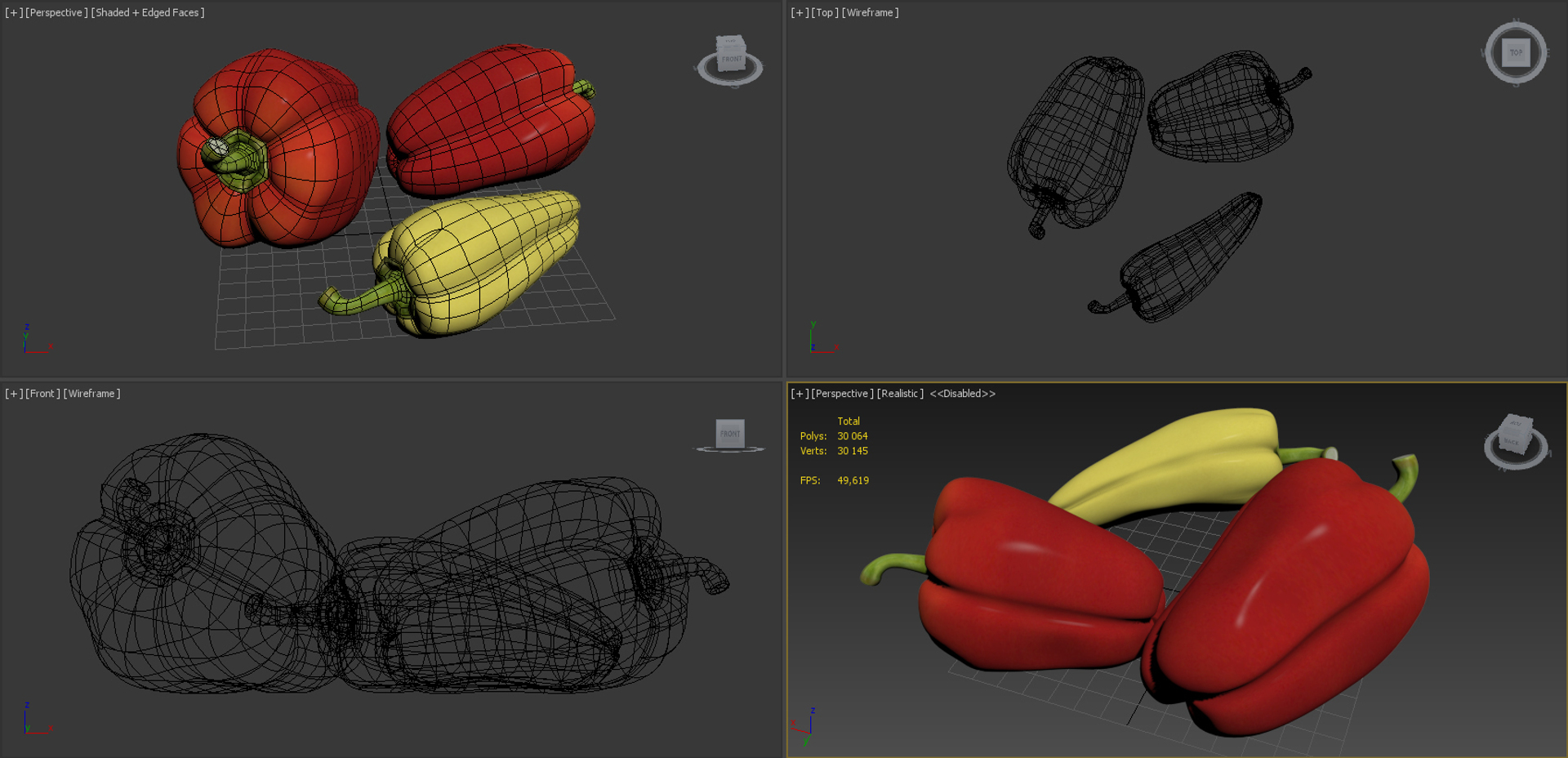 3ds max realistic pepper