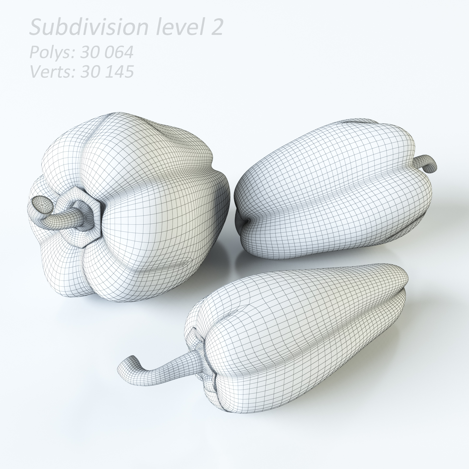 3ds max realistic pepper