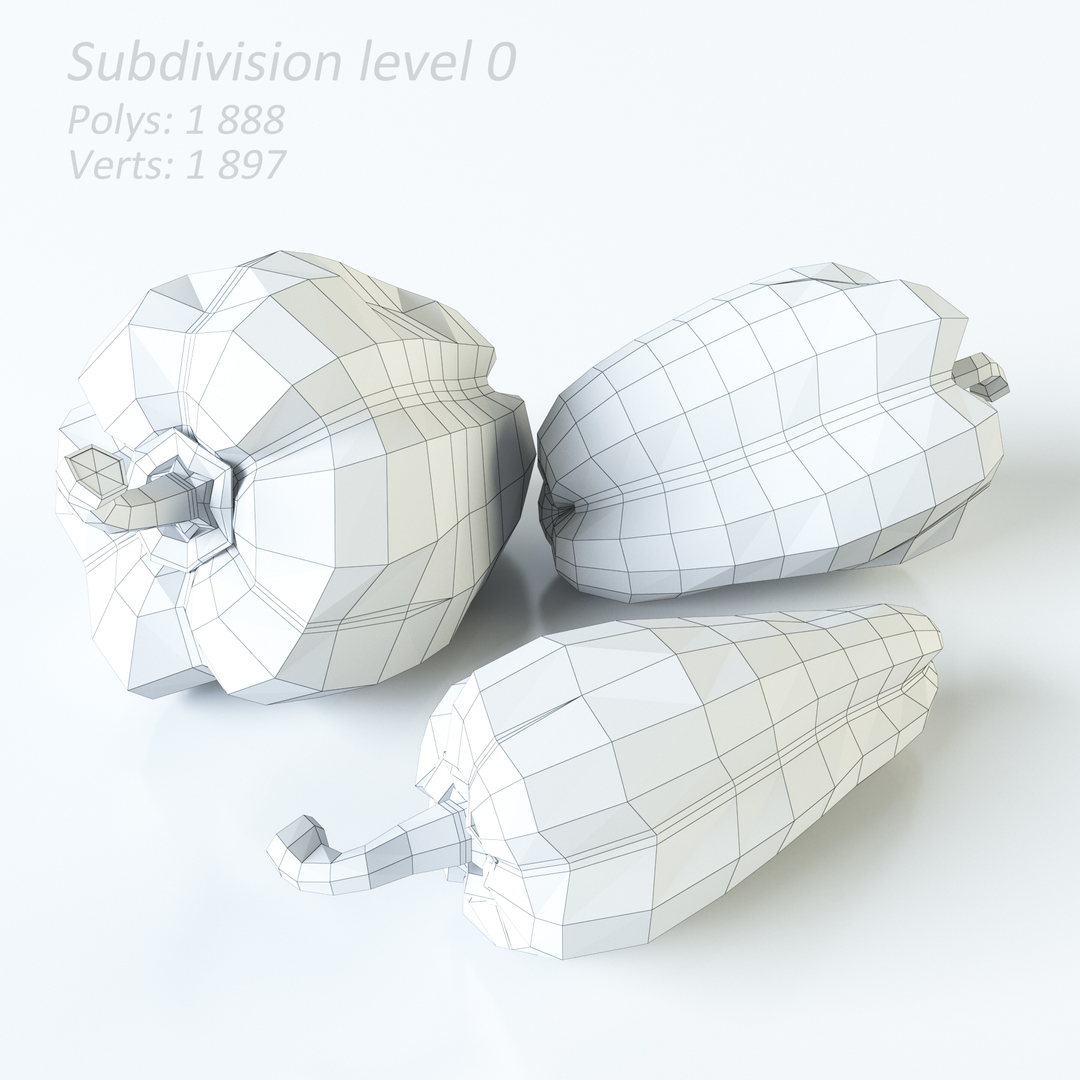 3ds max realistic pepper