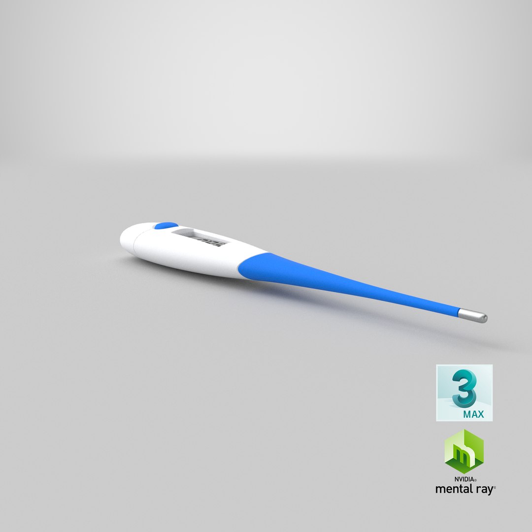 Digital thermometer 3D model - TurboSquid 1546497