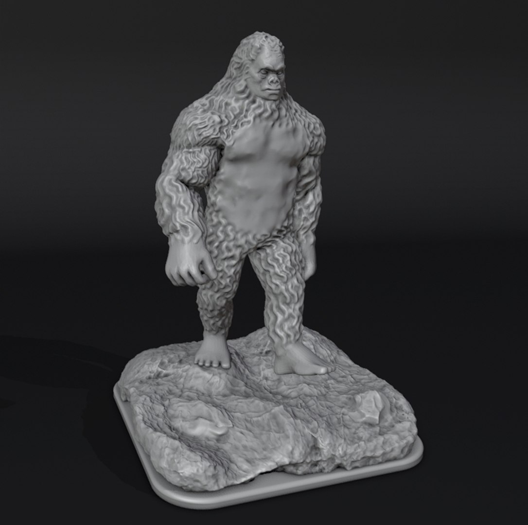 Sasquatch Bigfoot 3D Model - TurboSquid 2072998