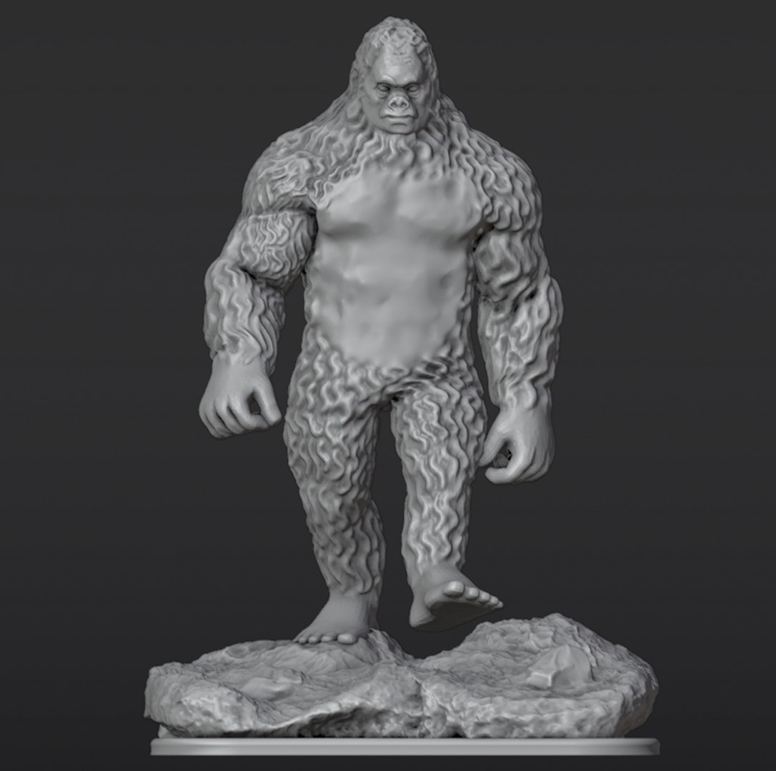 Sasquatch Bigfoot 3D Model - TurboSquid 2072998