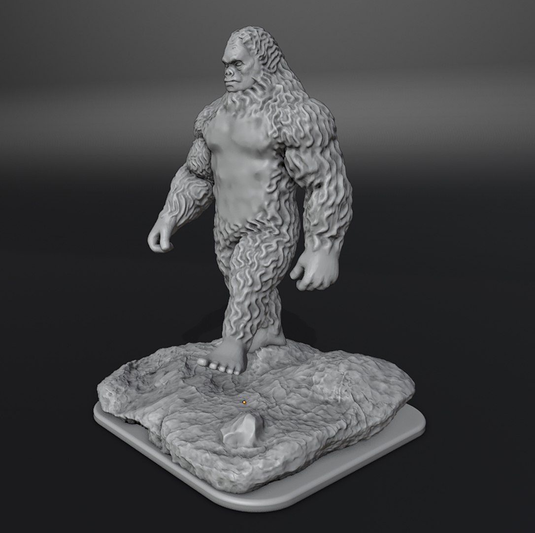 Sasquatch Bigfoot 3D Model - TurboSquid 2072998