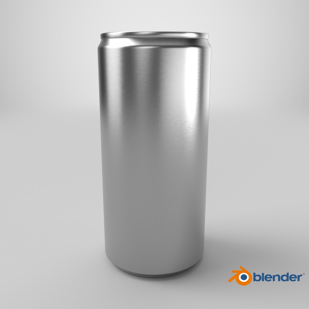 3D Slim Aluminum Can 200ML Model - TurboSquid 2171038