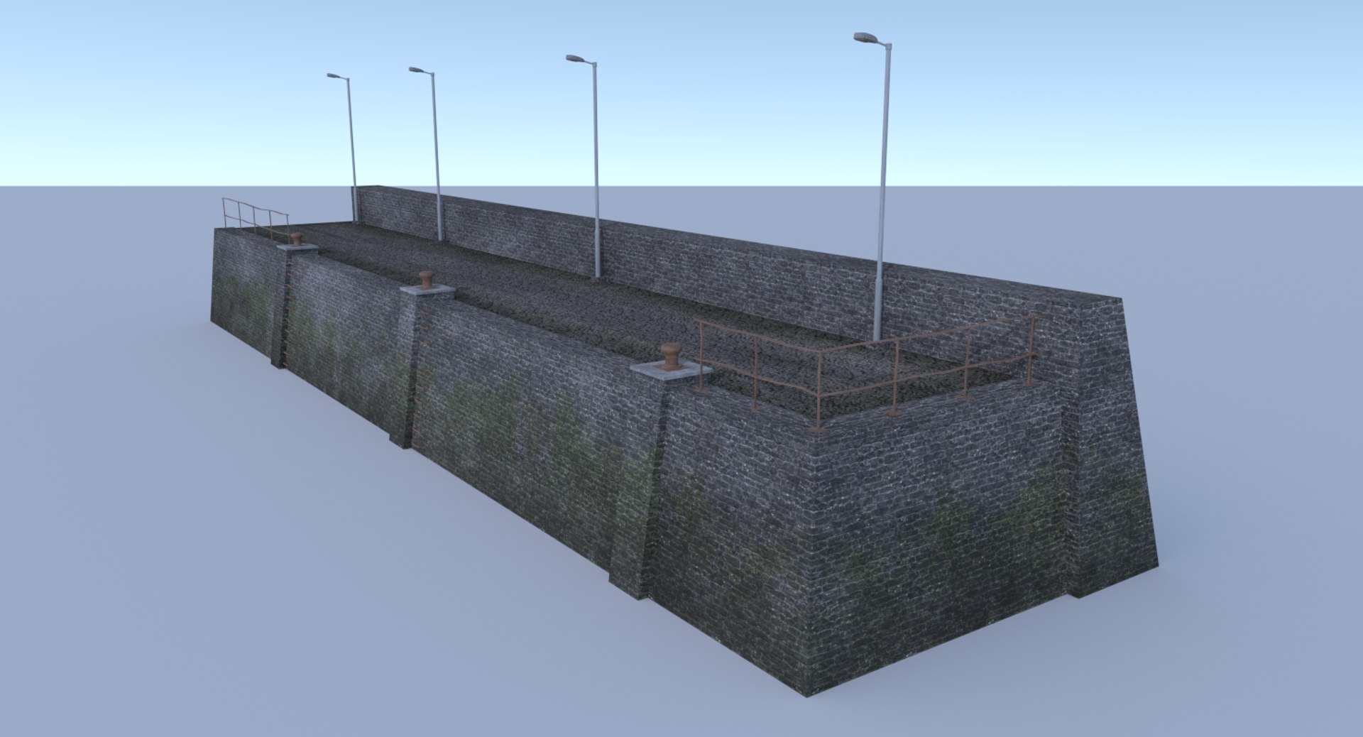 3D Model Pier Points Real - TurboSquid 1160559