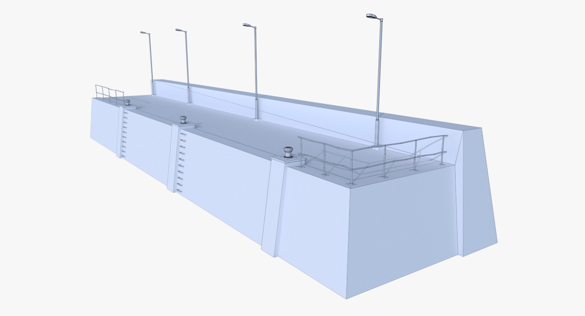 3D Model Pier Points Real - TurboSquid 1160559