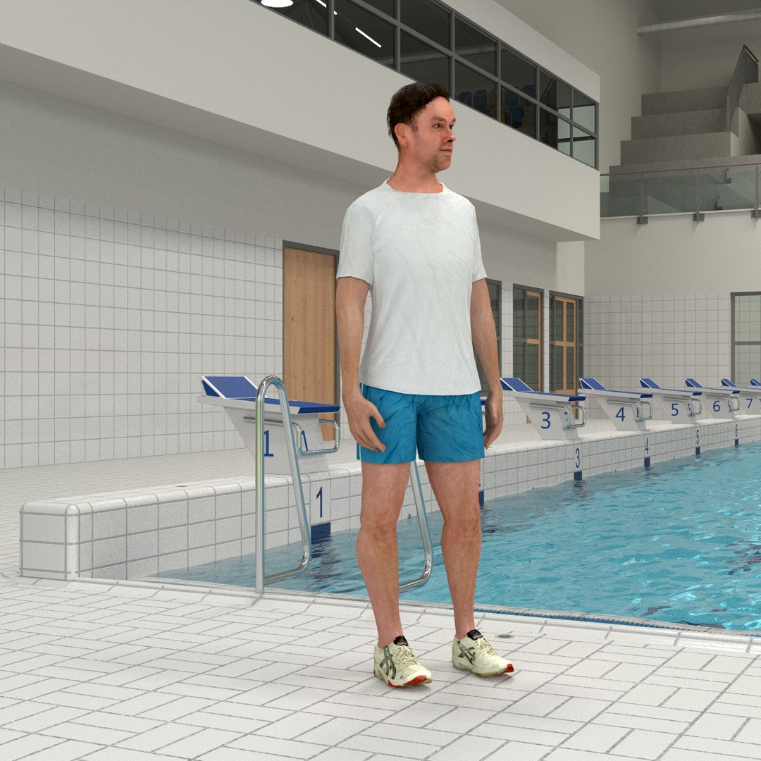 C4d Character Lifeguard Man