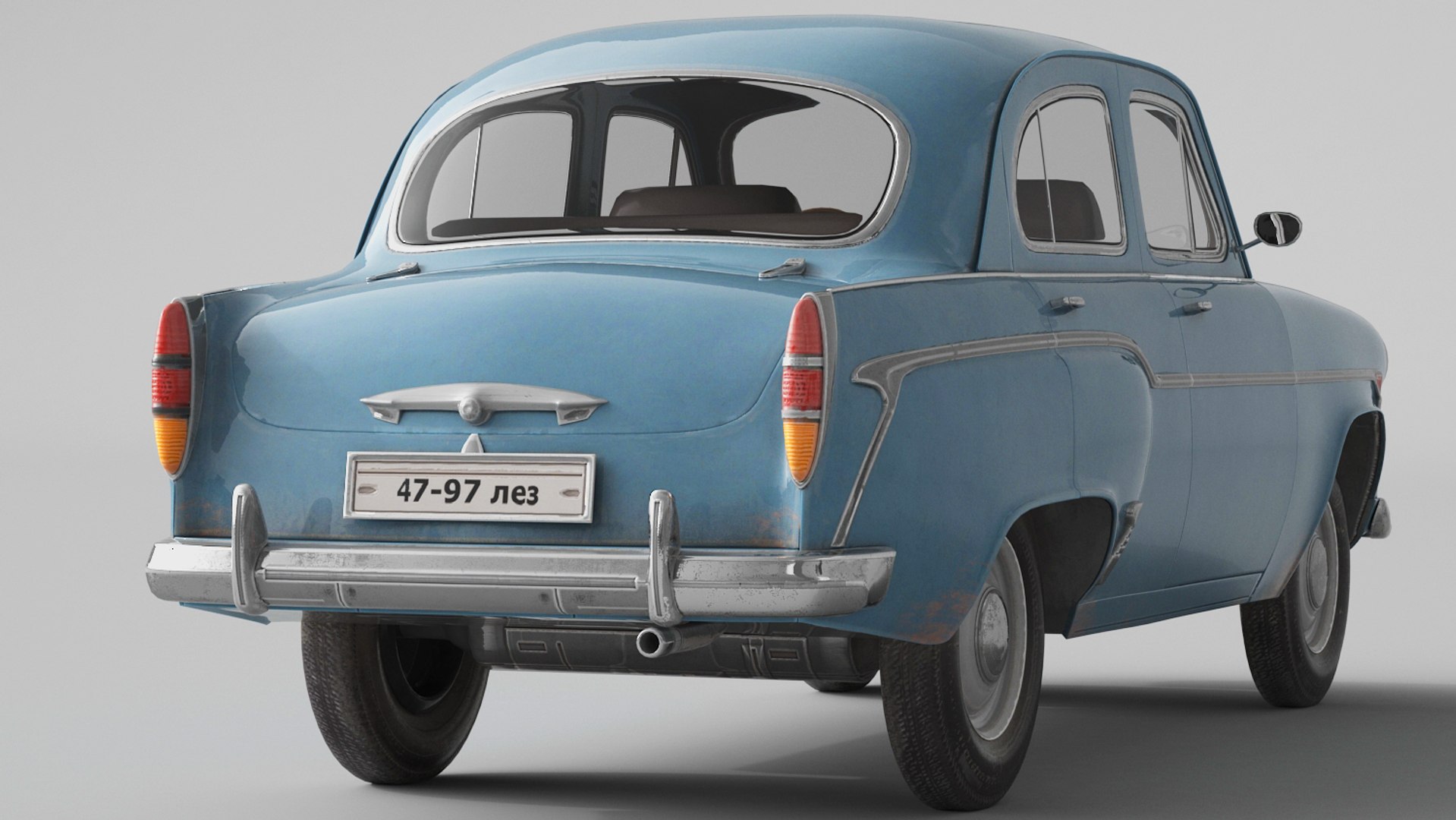 Moskvich 407 Model - TurboSquid 1193275