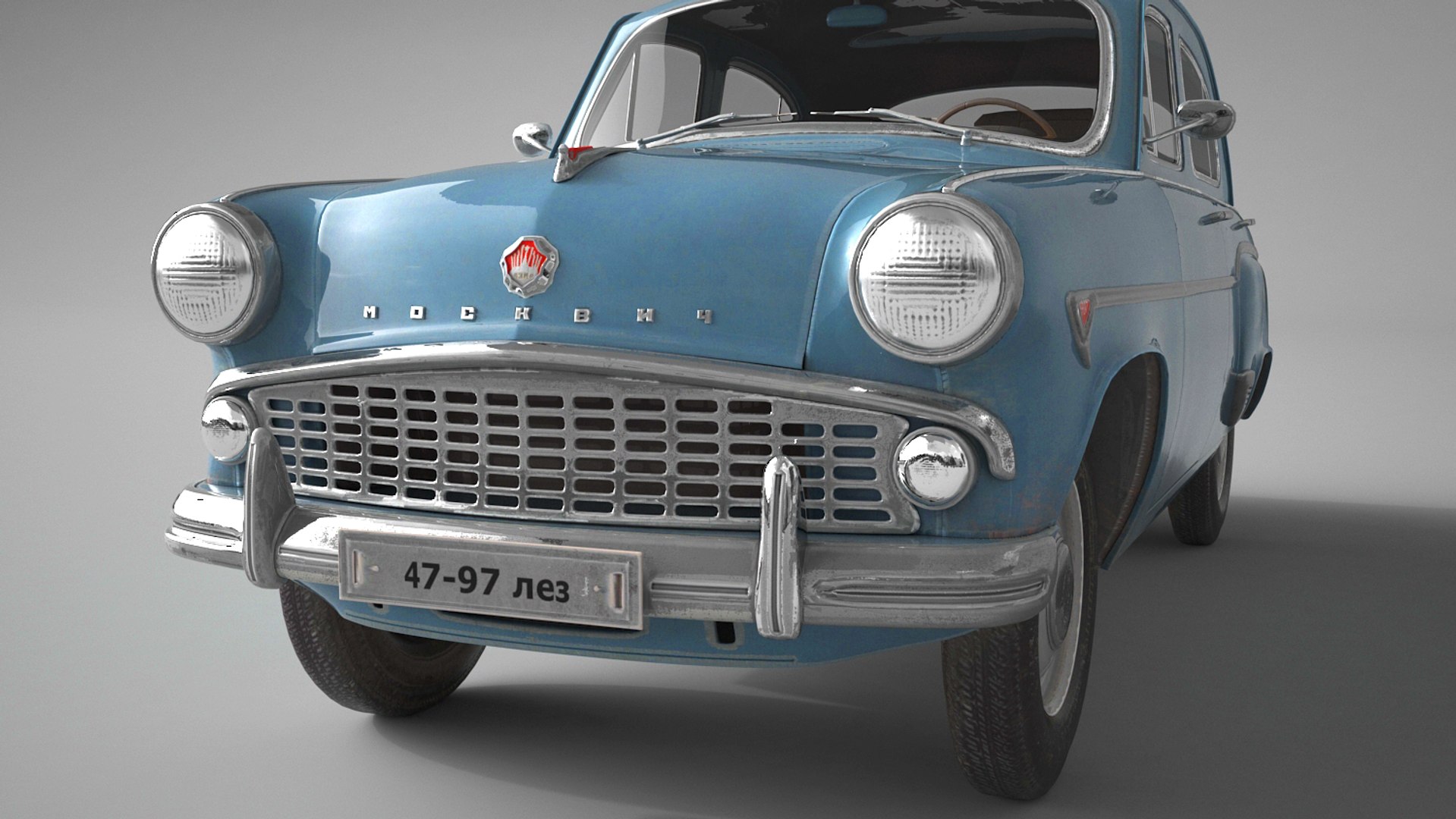 Moskvich 407 Model - TurboSquid 1193275