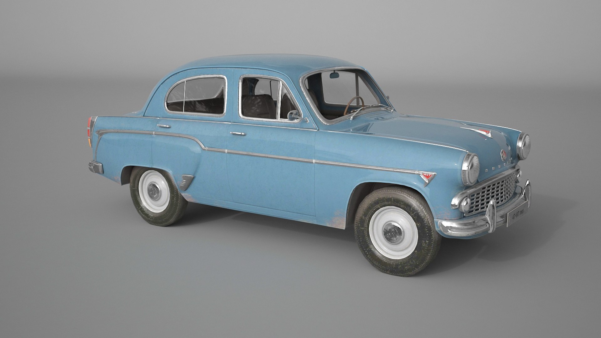 Moskvich 407 Model - TurboSquid 1193275