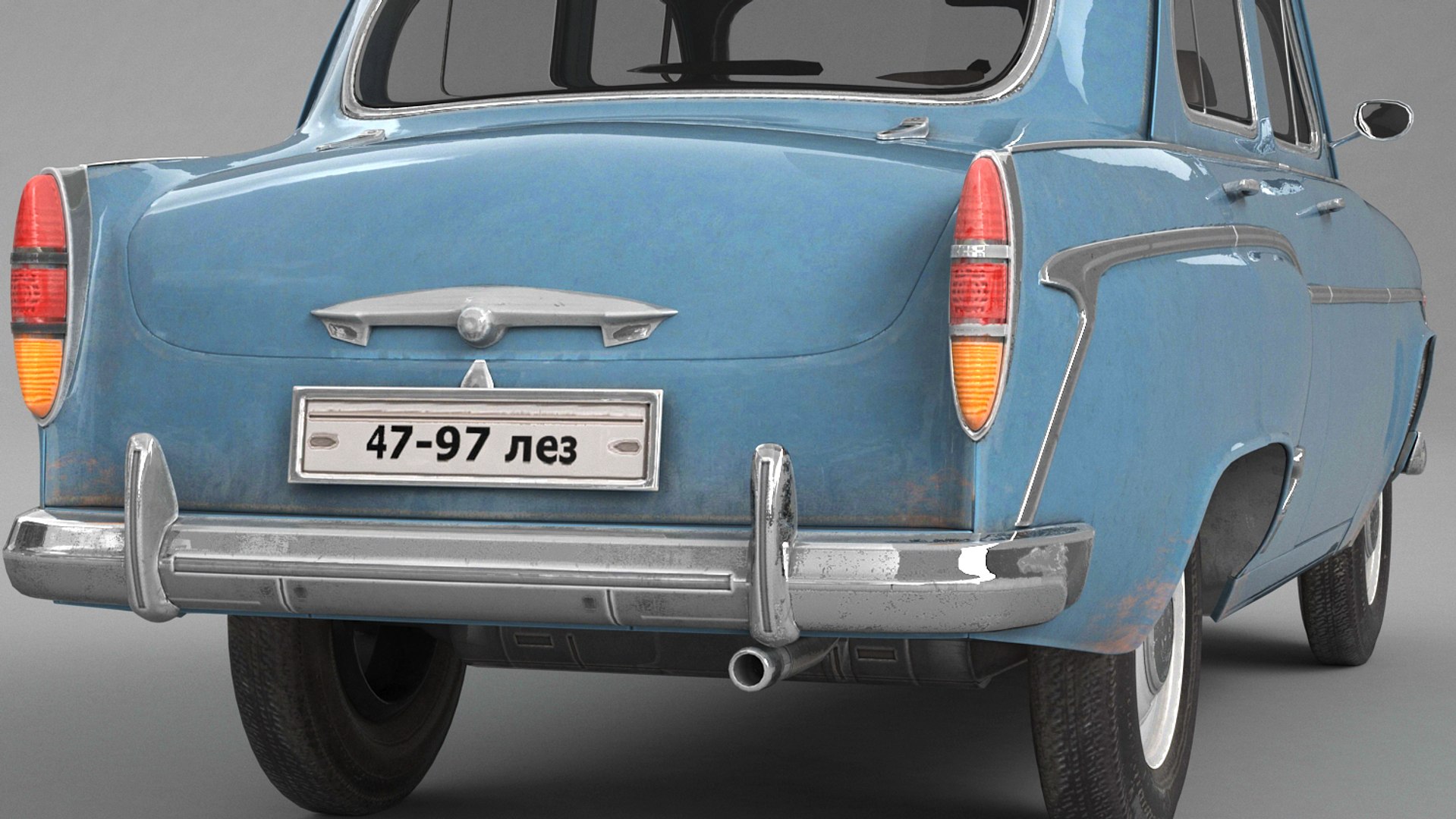 Moskvich 407 Model - TurboSquid 1193275