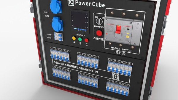 3D Stage Lighting Power Box Outdoor - TurboSquid 2019206