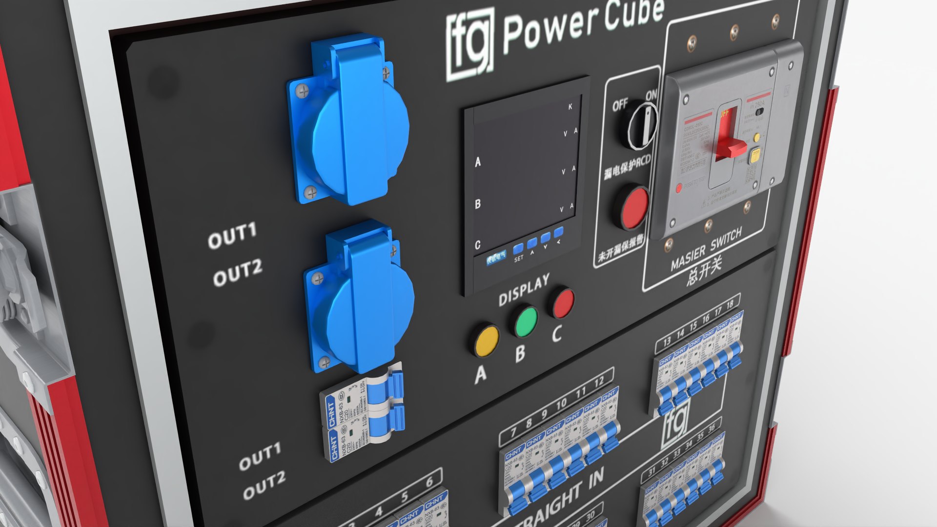 3D Stage Lighting Power Box Outdoor - TurboSquid 2019206