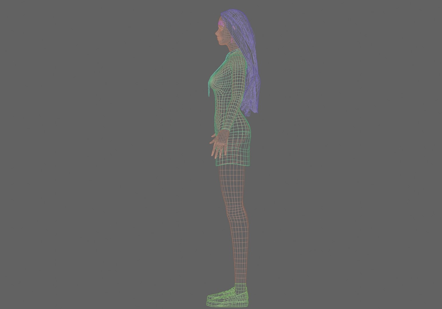 3D Cool Basic Woman V36078 - TurboSquid 2278720