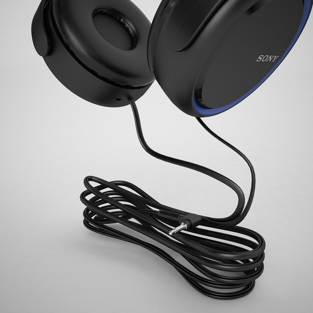 3d sony mdr-xb250