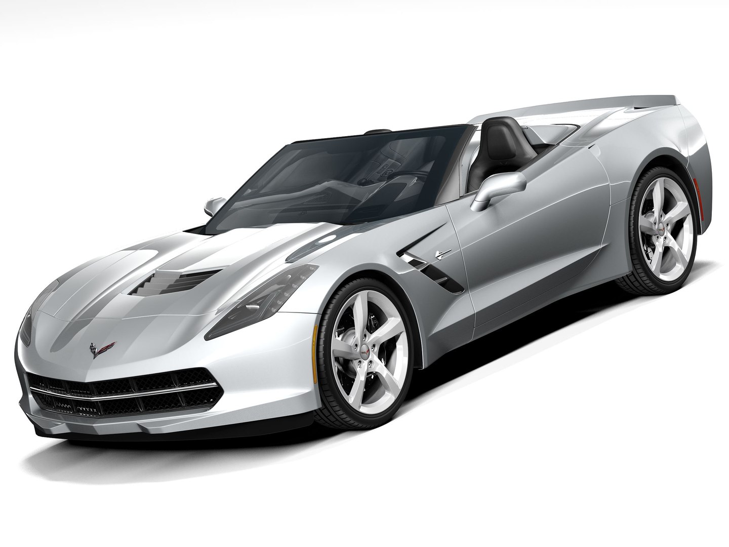 Chevrolet Corvette C7 Stingray Convertible 2014 3D Model - TurboSquid ...